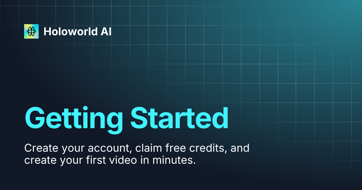 Getting Started | Holoworld AI