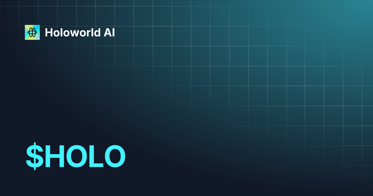$HOLO | Holoworld AI