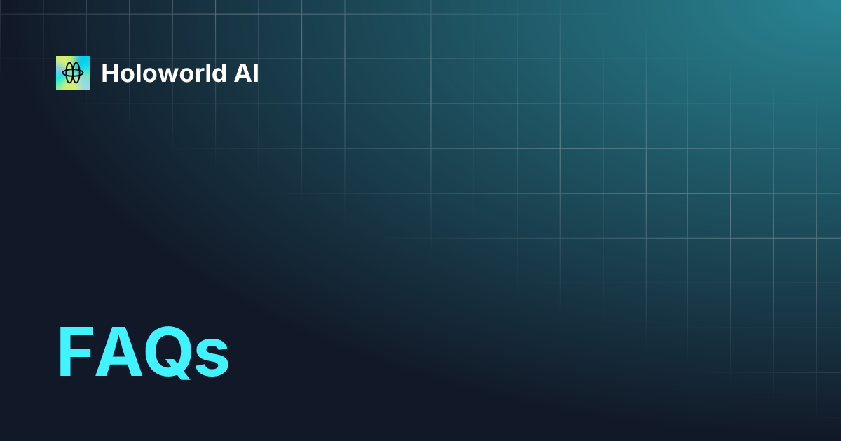 FAQs | Holoworld AI